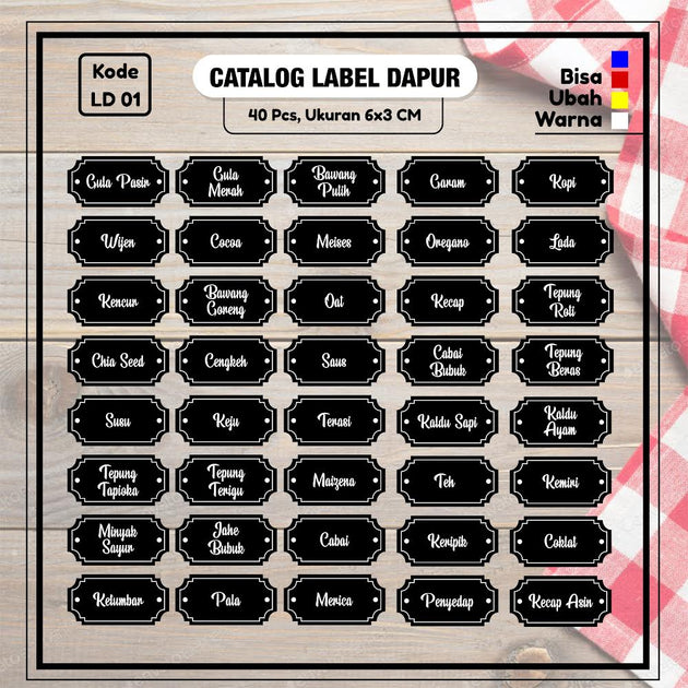 Label Dapur – MilabelStore